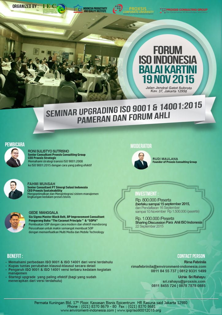 Seminar ISO - IPQI