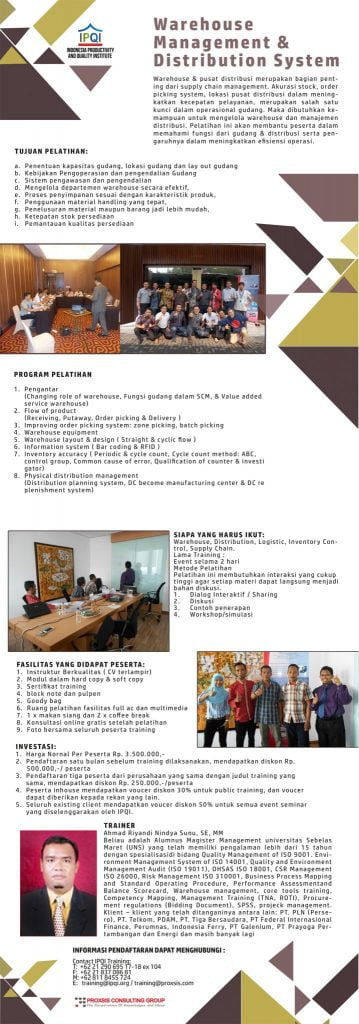 Training Warehouse Management - IPQI